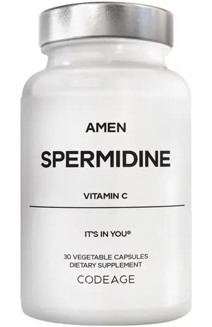 CODEAGE Spermidine Supplement, Spermidine Hcl - White