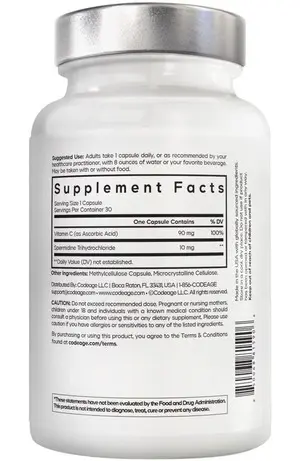 CODEAGE Spermidine Supplement, Spermidine Hcl