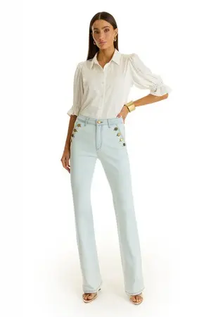 THE NOLI SHOP Allegra Bootcut Jean - Cloud