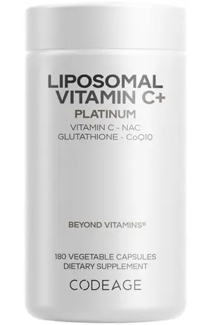 CODEAGE Liposomal Vitamin C+ Platinum, Nac - White