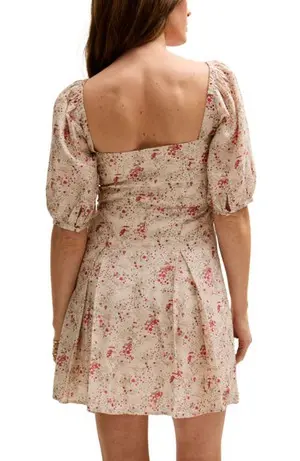 LILY AND LIONEL India Wishing Well Print Mini Dress
