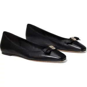 Kate Spade New York Deco Bow Downtown Flat - Black