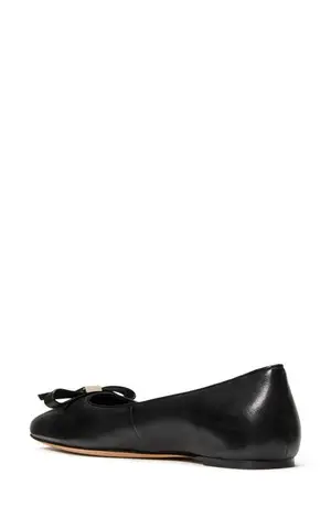 Kate Spade New York Deco Bow Downtown Flat - Black