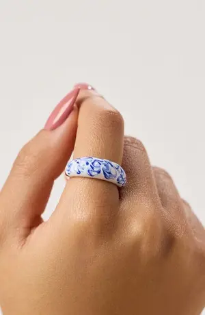 ANA LUISA Wrenley Marble Statement Ring