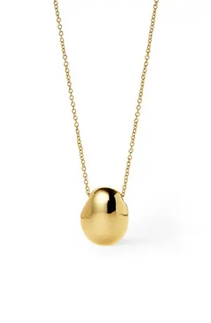 ANA LUISA Mini Pebble Pendant Necklace - Gold
