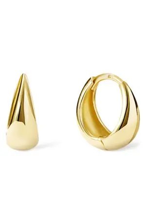 ANA LUISA Nate Teardrop Huggie Earrings - 925 Yg