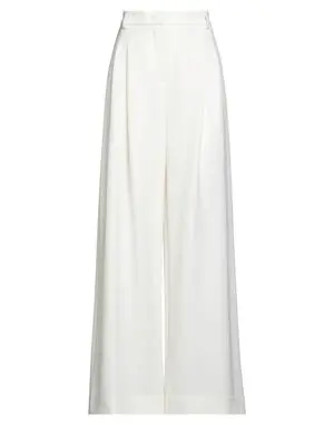 LIU •JO Wide Leg High Waisted Pants - White