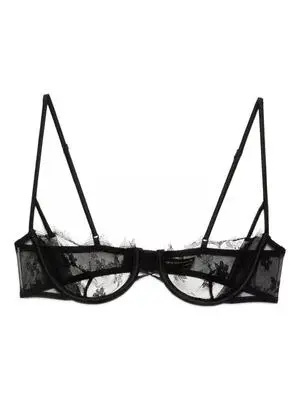 Kiki De Montparnasse All Over Lace Balconette - Black