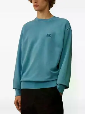 C.P. COMPANY Crew-neck Sweatshirt With Embroidered Logo