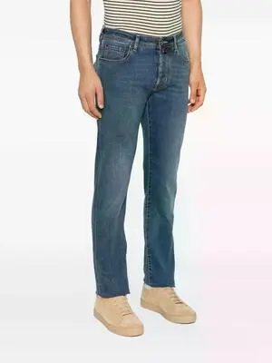 Jacob Cohen Bard Button-fly Jeans - Blue