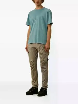 C.P. COMPANY Logo-embroidered Cotton T-shirt