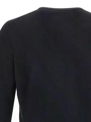 KANGRA Ribbed Crew-neck Sweater - Black