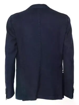 BRANDO Buttoned Patch-pocket Blazer