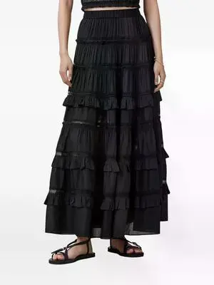 ALLSAINTS Talia Tiered Maxi Skirt
