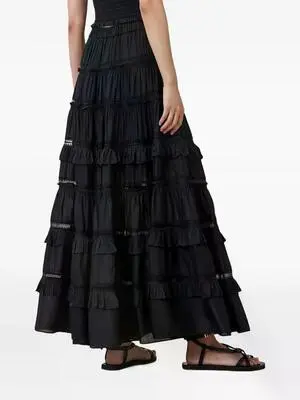 ALLSAINTS Talia Tiered Maxi Skirt