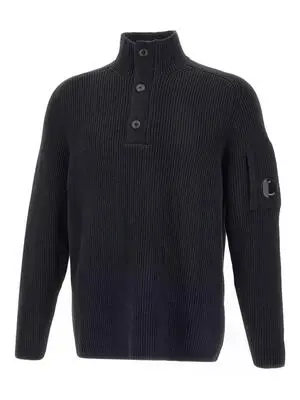 C.P. COMPANY Ribbed Lens-pocket Sweater