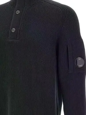 C.P. COMPANY Ribbed Lens-pocket Sweater