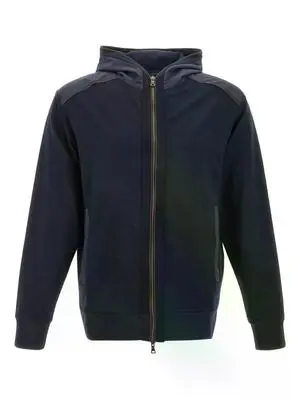 Paul & Shark Panelled Zip-up Hoodie