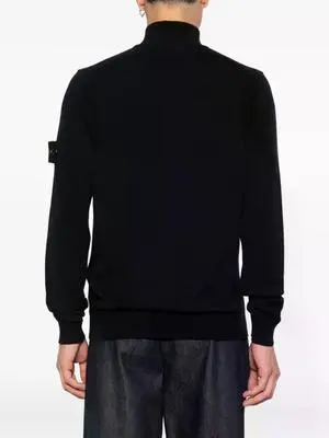 Stone Island High-neck Button Sweater