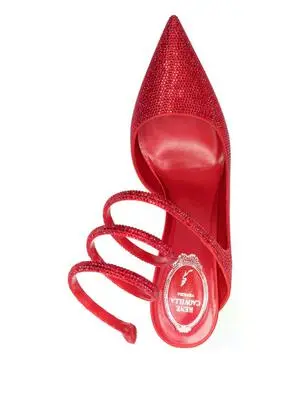 Rene Caovilla 100mm Cleo Pumps