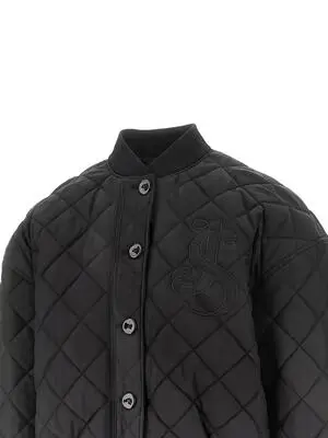 JIL SANDER Quilted Monogram Bomber Jacket