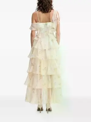 ALLSAINTS Floral-print Ruffled Dress