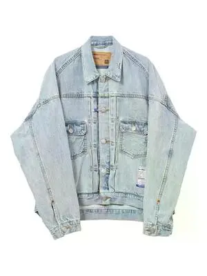 IN･STRU(MEN-TAL). Logo-print Denim Trucker Jacket