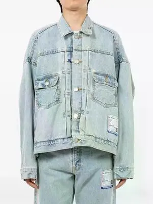 IN･STRU(MEN-TAL). Logo-print Denim Trucker Jacket
