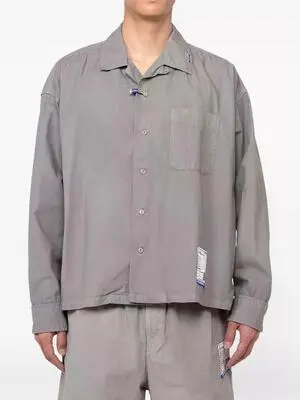 IN･STRU(MEN-TAL). Long-sleeve Patch-pocket Shirt