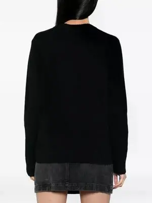 Maison Kitsuné Baby Fox Patch Cardigan - Black