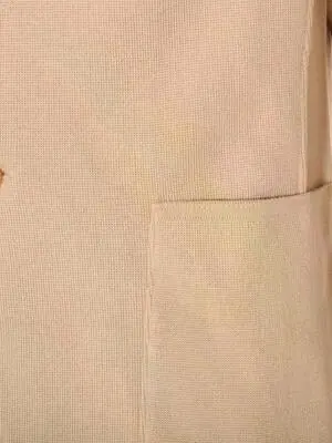 LARDINI Buttoned Flower-embellished Blazer - Neutrals
