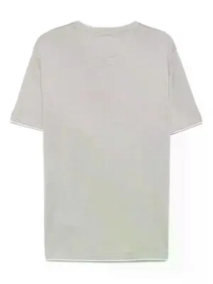 Eleventy Double-layered Cotton T-shirt - Neutrals