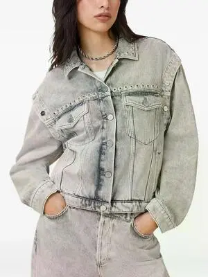 ALLSAINTS Eyelet-embellished Denim Jacket