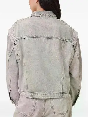 ALLSAINTS Eyelet-embellished Denim Jacket