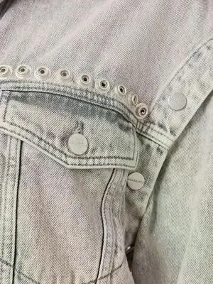 ALLSAINTS Eyelet-embellished Denim Jacket