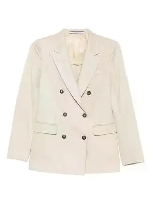 Tagliatore Buttoned Double-breasted Jacket - Neutrals