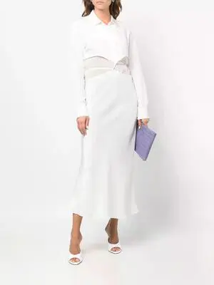 Christopher Esber Panelled Silk Maxi Dress