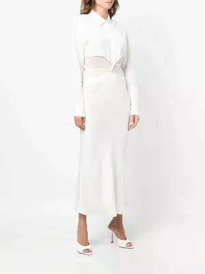 Christopher Esber Panelled Silk Maxi Dress