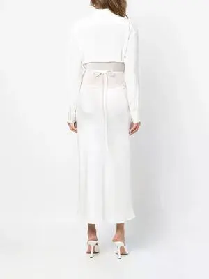 Christopher Esber Panelled Silk Maxi Dress