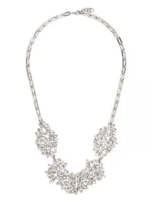 JIL SANDER Embellished Chain Necklace - Silver