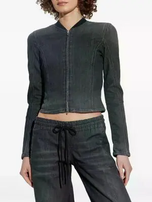 DIESEL® Zip-front Cropped Jacket