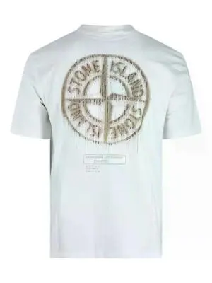 Stone Island Logo-print Cotton T-shirt
