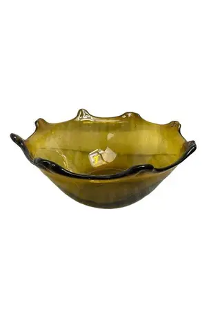 MESO GOODS Yaxel Amber Bowl Diego Olivero Studio - Yellow