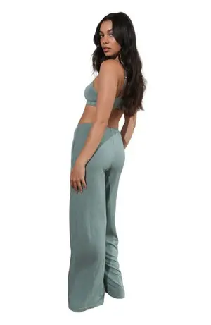 VITALITY Wide Leg Pant - Thyme