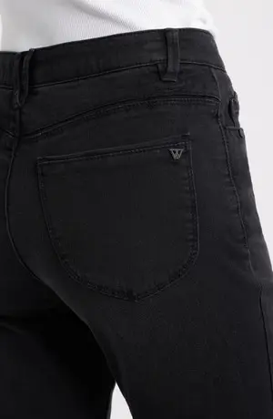 Wit & Wisdom High Waist Bootcut Jeans - Washed Black