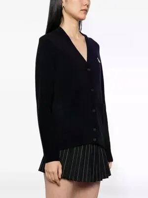 Maison Kitsuné Baby Fox Patch Cardigan - Blue