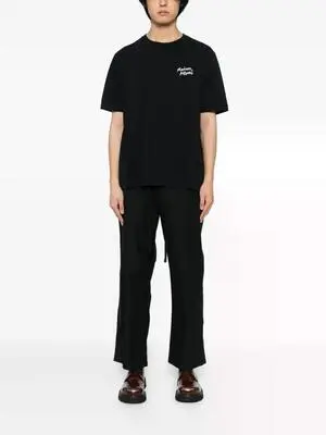 Maison Kitsuné Handwriting Embroidered T-shirt