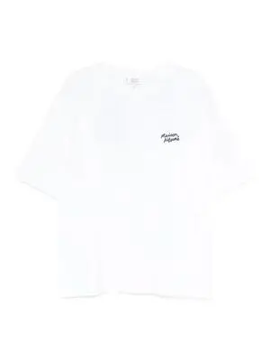 Maison Kitsuné Handwriting Oversized T-shirt - White