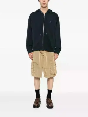 Maison Kitsuné Bold Fox Head Patch Zipped Hoodie