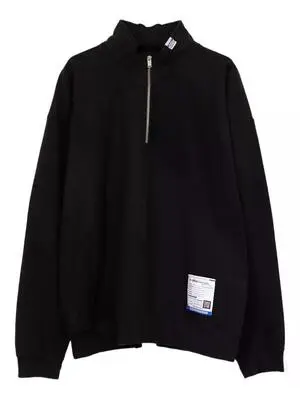 IN･STRU(MEN-TAL). Half-zip Cotton Sweatshirt